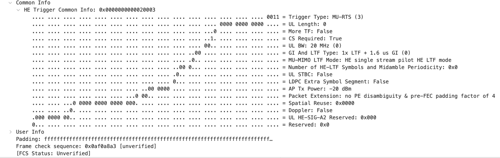 802.11ax MU-Trigger Frame (DL MU-OFDMA) - WiFi