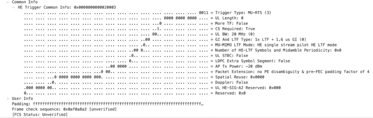 802.11ax MU-Trigger Frame (DL MU-OFDMA) - WiFi